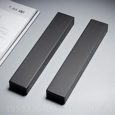 高档万成石君精尺工手刻天然歙原砚素面简约砚石镇尺压纸原石文镇