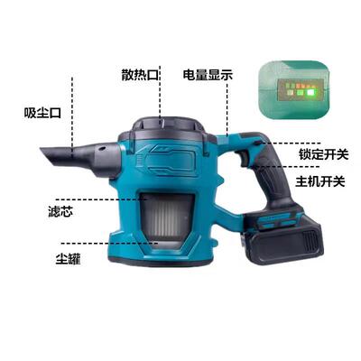 网络爆款锂电手持吸吸尘器IFK大功车器载尘机家用大吸力吹尘便携