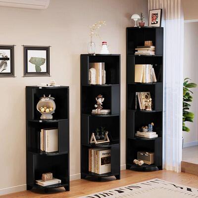 实木转角柜角客厅三角区全置物架柜型IMF书房书架小户卧室墙角三