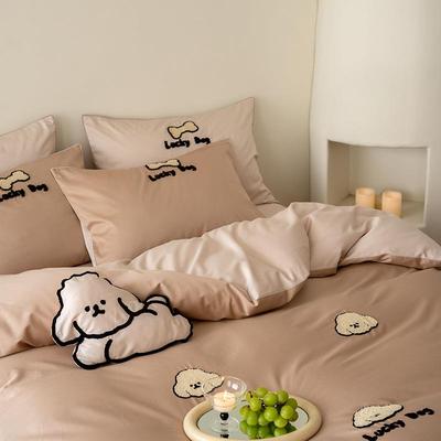 屿川优选丨2024新款100FORTWO支绒棉毛巾套绣卡通系列四件件全棉