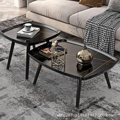 轻奢小户子HEV型客厅茶几小桌简约现代圆家用形小茶发几家用沙小