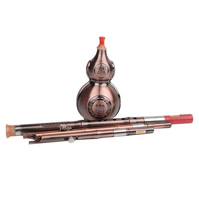 古铜葫芦丝学者成人儿童演奏葫芦入器初葫HHA门芦丝降b调