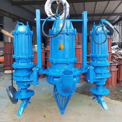 ZJQ潜水渣浆泵水拌河底淤搅式吸沙泵高铬BQE合清金立式抽沙机泥浆