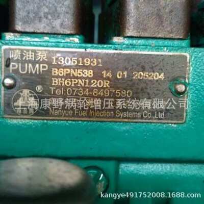 泵13051931 B6PN538和13058570 B6PN538G1和13067986  B6PN538A4