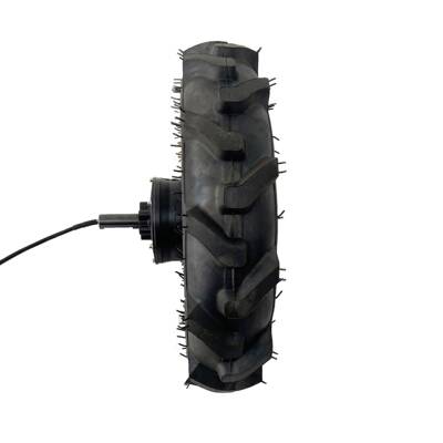20寸48v150N.m外挂伺服轮毂无刷有齿电机机器人单边轴低速大扭矩