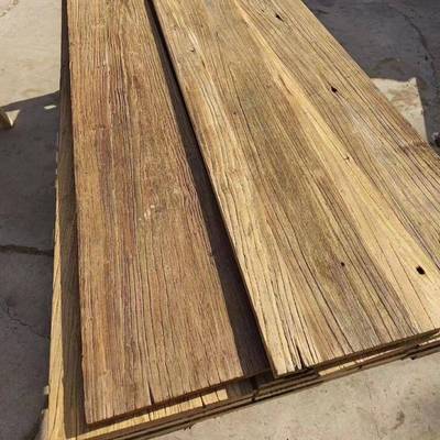 老榆木板复古茶台自然纹理装饰板风化板地板楼梯板台面整板实木板