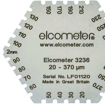 易高 Elcometer 112AL冲压湿膜梳(铝制)