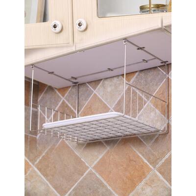 S6IK30SMK4架不锈钢加厚微波炉挂调味品纳橱柜挂板式置物架收架下