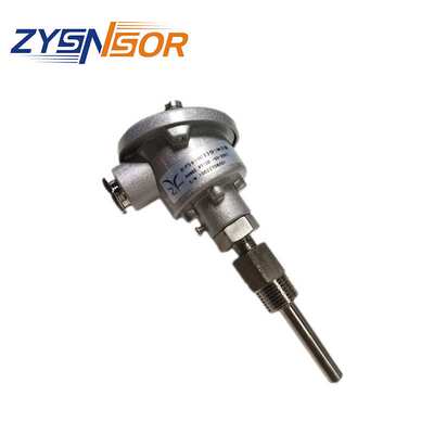 ZYSENSOR套管型温度传感器 PT1000管径9.5MM管长50MM 1/4*1/2螺纹