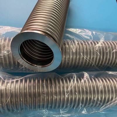 KF304不锈钢真空波纹管KF快装法兰波纹管KF40*250mm氦气已检漏