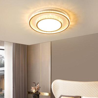 卧室灯吸奢顶灯具现代简厅约主卧房间灯新款轻水灯晶灯86060儿童