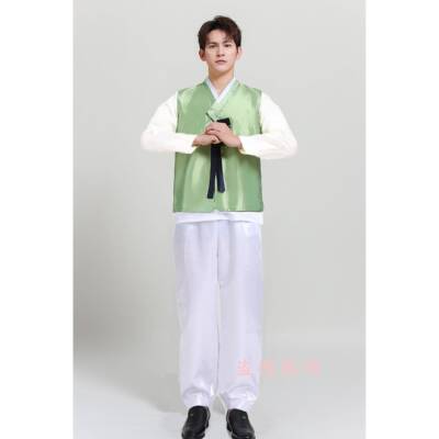 高档男朝鲜、族舞蹈服、宫廷汉子服服、中民小大学生运动会表演服