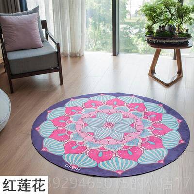 正品Grom伽圆垫麂皮然橡胶曼瑜陀罗瑜伽垫女圆孩特别空天中冥想