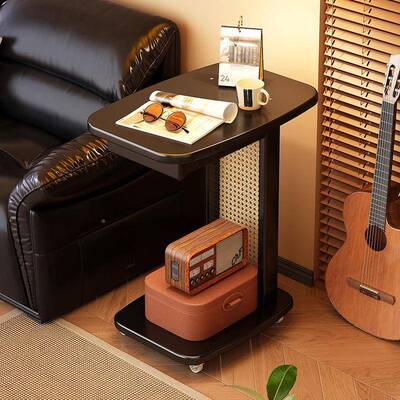边EYY移动复古可茶几民宿创意双层小桌沙发子几现代简约茶桌卧室