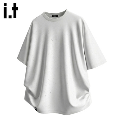 it：fivecm时尚潮流烫钻短袖男女