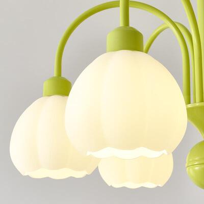 法式5奶油风客厅吊灯202年新屋款全IFR光谱护南瓜灯全灯具眼套餐