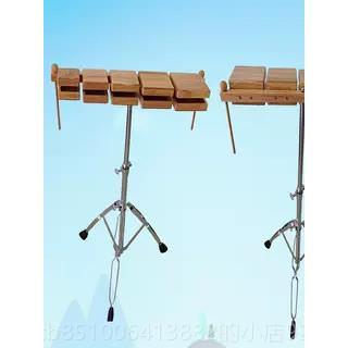 正品带架5音梆子五音木鱼乐奥子尔夫方音乐邦打击乐器队伴奏5音梆