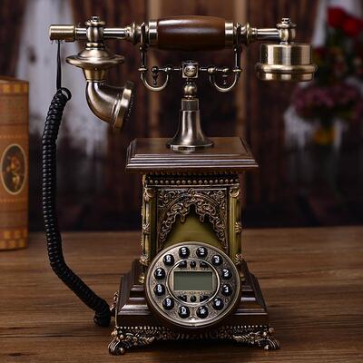 慕臻欧式仿古电别话机35955座机时尚创意墅高家古档电话复典美式
