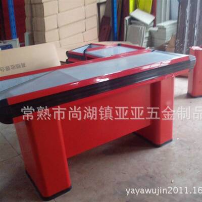 纳收银台657水店转角款台母婴店收银柜店收铺收银机收不果锈钢