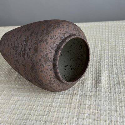 中式磨陶瓷花瓶厅14587复古新创意家居摆件陶艺插花瓶客家砂居软