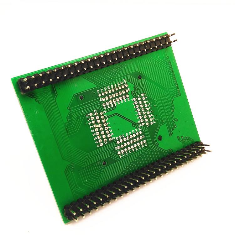 MILUOTQ-100-0.5-0芯片烧录座9镀金针编程C座SWSQFP10H0I测试座