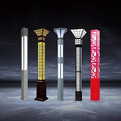 户区外灯LED方灯景观灯庭院灯2米3米628704米防水灯柱园林绿化亮