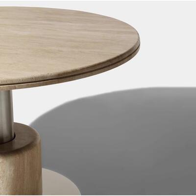 0225天然大理石简餐41920桌组合代约轻奢家用现饭桌别墅设计师款