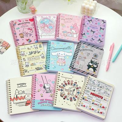 日系新款少女心笔记本大耳狗记事本手帐本可爱便签本随身笔记簿本