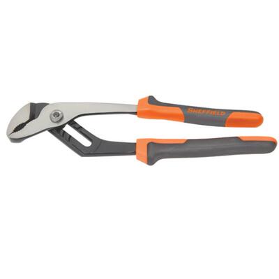 钢盾工具 双色柄铬钒钢水泵钳 水管钳S045009 钢盾水泵钳10寸