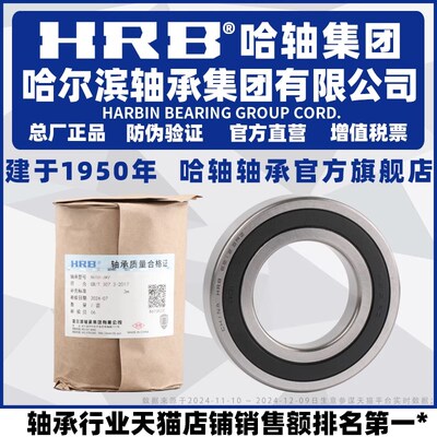HRB 哈尔滨轴承旗舰店 6305 6306 6307 6308 6309- ZZ 2RZ P5