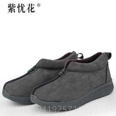 正品紫忧花僧鞋绒冬季二棉加暖保男女防滑厚底鞋尼姑僧侣鞋僧人和