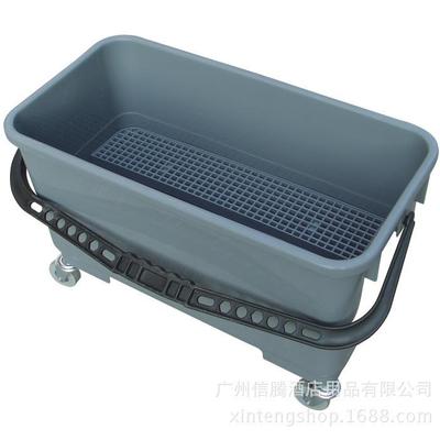 供应白云AF08401清洁户外桶拖把桶挤水压水桶带轮移动榨水车清洁