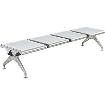 联排平11448板角不锈三钢排椅三人位无靠背等椅候椅一字机场连款