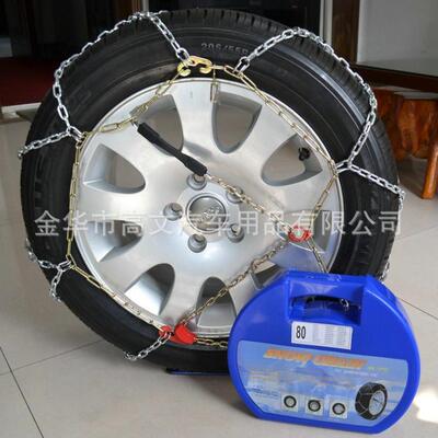 汽车防滑链K60野车轮胎链防滑雪地金N属防KN60滑越链轿车防滑链雪