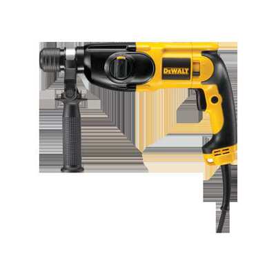 得伟(DEWALT)22mm650W可调速两功能圆四坑冲击电锤钻D25012K