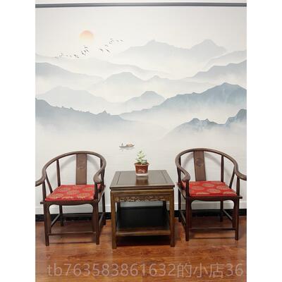 高档茶几小户型桌沙发茶榆边桌木双层角几客厅新中式木正实方形小