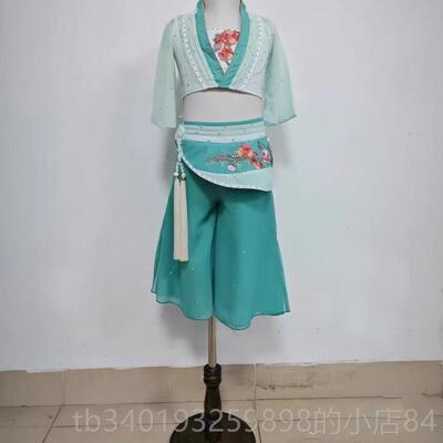 新款南采莲儿戏童演出服小国孩表演江服古典舞独舞莲艺考中舞舞蹈