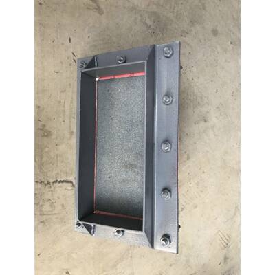 厂家:灰斗气化板QHB300x150气化箱碳化硅多孔板透气板流化板