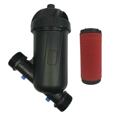 Y型叠片式过滤器1.5寸50dn40管道普通农业精密灌溉碟片过滤器