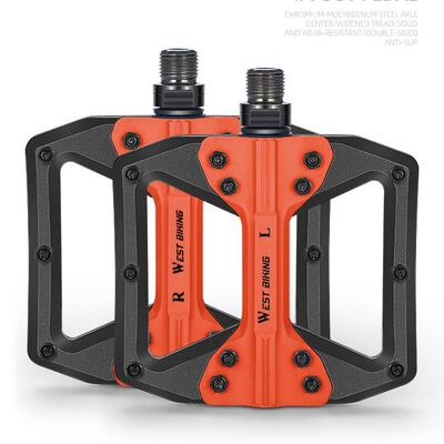 WESTBIKING自行车脚踏尼龙培林脚踏山地车多色防滑越野脚踏板