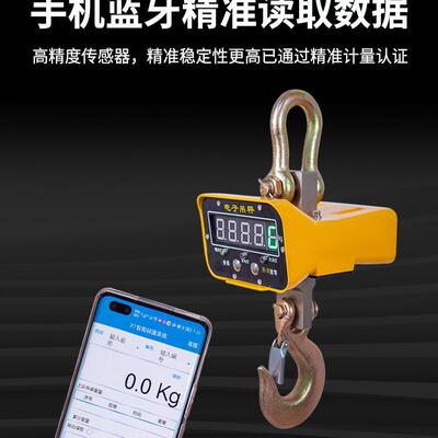 防水电子吊秤无线打印吊秤钢体吊秤 可泡水1T2T3T5T10T20T30T50T