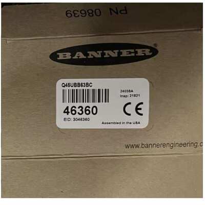 邦纳BANNER液位开关Q45UBB63BC 150mA DC12~24V
