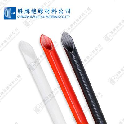 厂家直销耐高压双层玻纤绝缘Φ1.0-Φ35.0 内胶外纤玻璃纤维套管