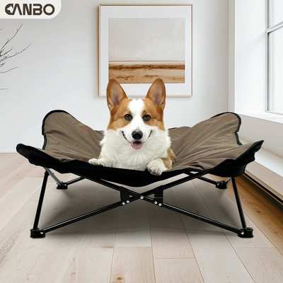CanboPet Luxury Comfort Warm Camping Elevated Pet Dog Bed