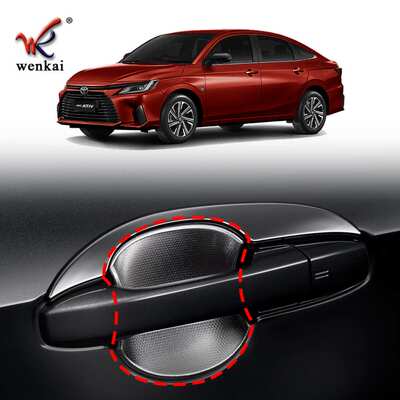 适用于丰田23款Yaris Ativ改装车身门碗框电镀装饰 Vios专用亮条