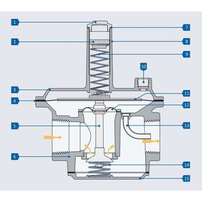 Mertik Maxitrol 气体过滤器 HF2000F100-0-0C