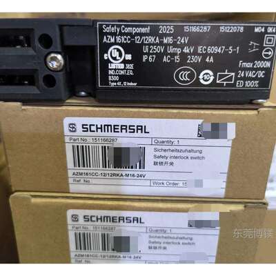 现货AZM161CC-12/12RKA-M16-24V德国Schme?rsa?l施迈赛 15116628