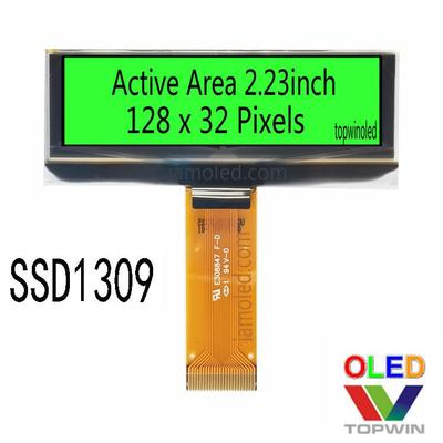 2.23寸绿光2.23英寸oled液晶屏UG-2832ASGMG01绿色ssd1309厂家
