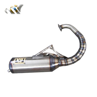 DIO50 AF18 AF27 AF28 V8 排气管 半组 70-90CC 型号W005 手工管