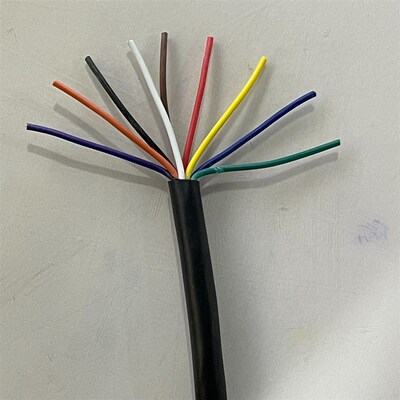 -标UL2464AWM美22AWG-2C多芯过粉护套线电接信号控制连子线300M